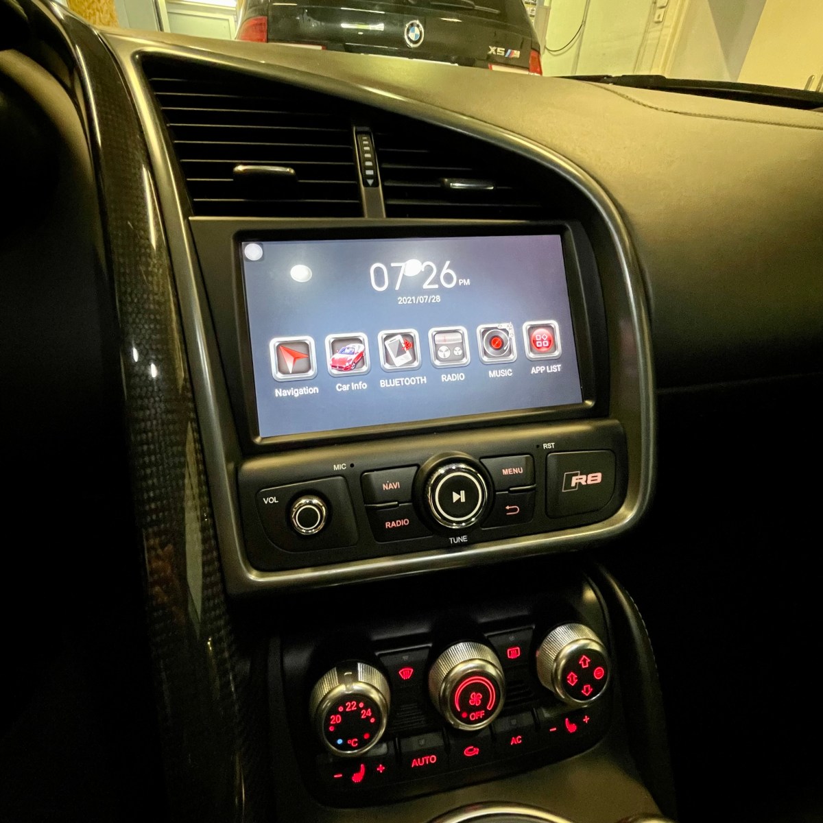 Autoradio GPS Android AUDI R8 compatible APPLE CARPLAY - RMS Autotechnik